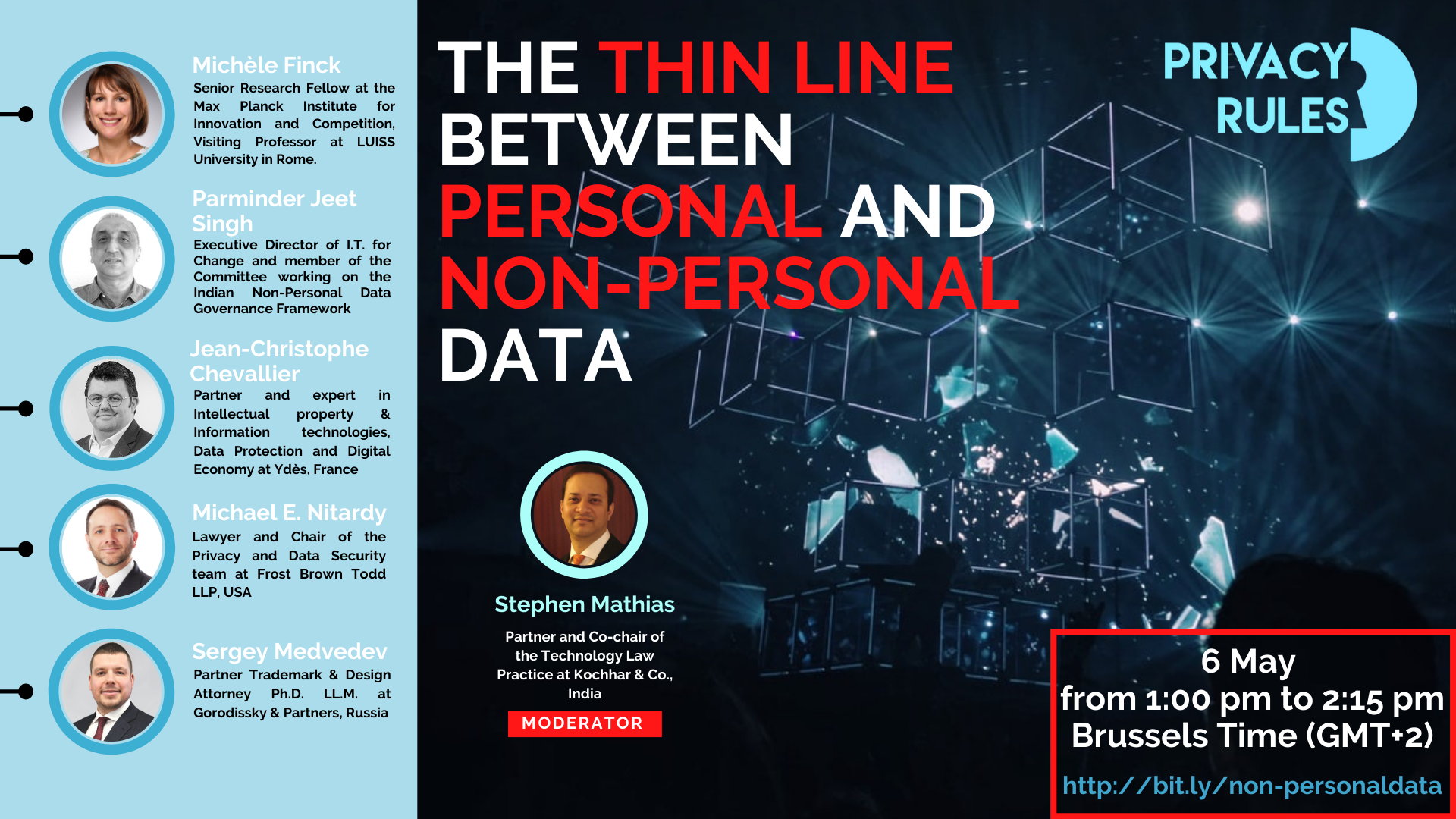 Webinar : the thin line between personal and non personal data - Ydès