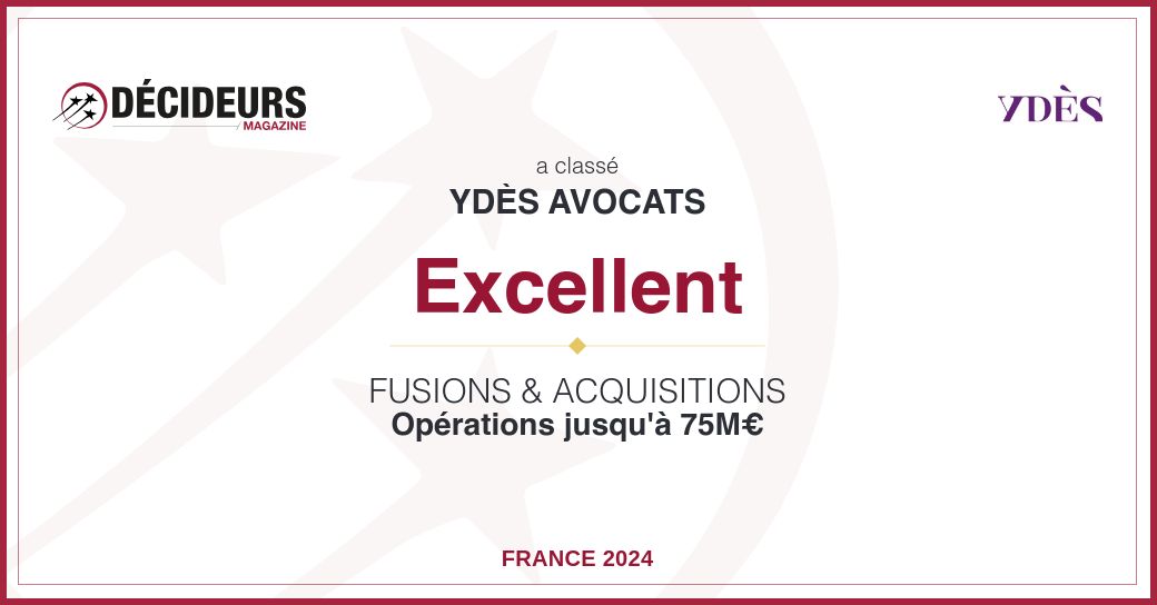 Le cabinet Ydès est une nouvelle fois distingué dans les classements ...